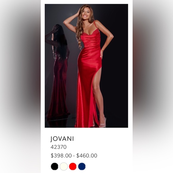 Jovani | Dresses | Jovani Red Maxi Prom Dress | Poshmark
